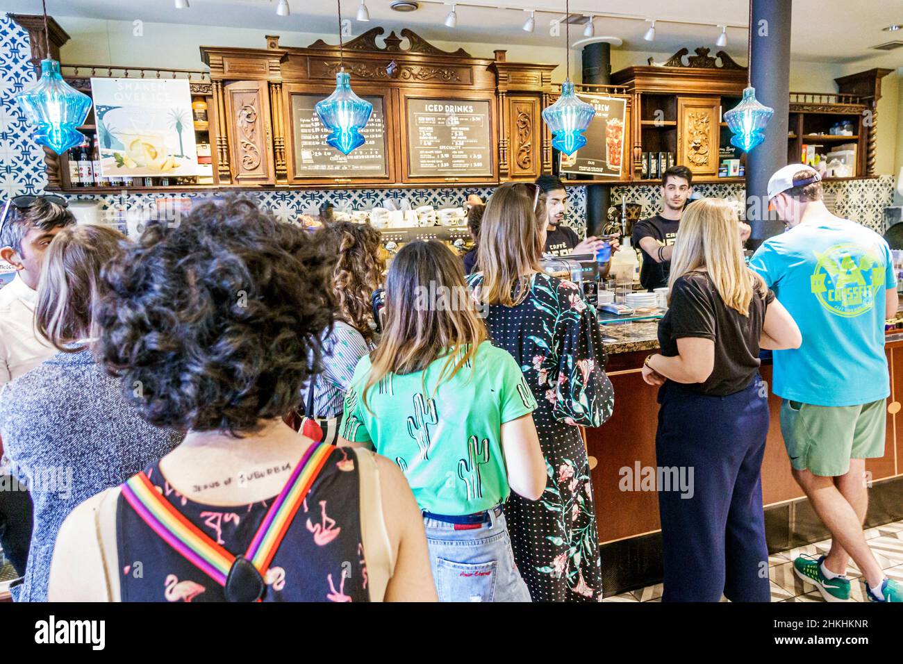 Trafalgar square caffe nero coffee cafe inside interior hi-res stock ...