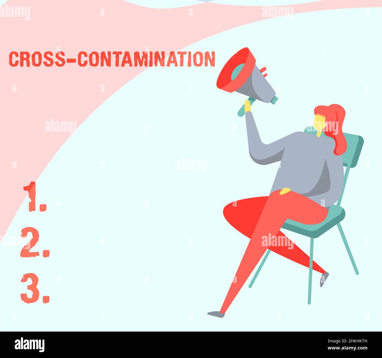 Conceptual display Cross Contamination. Internet Concept Unintentional ...