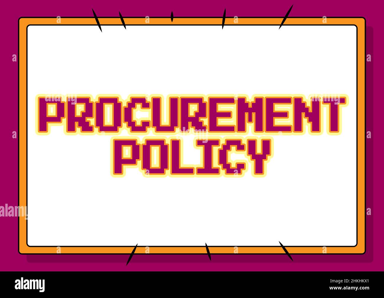 Handwriting text Procurement Policy. Conceptual photo govern choice of ...