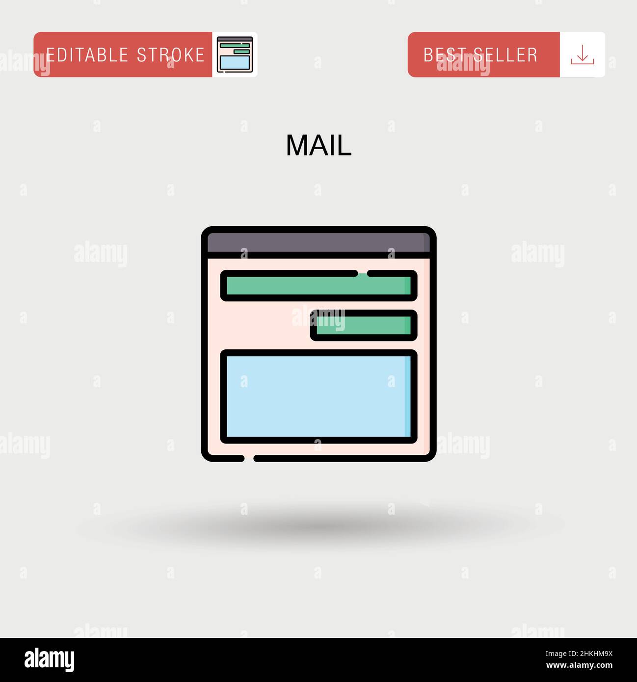 Mail illustration Stock Vector Images - Alamy
