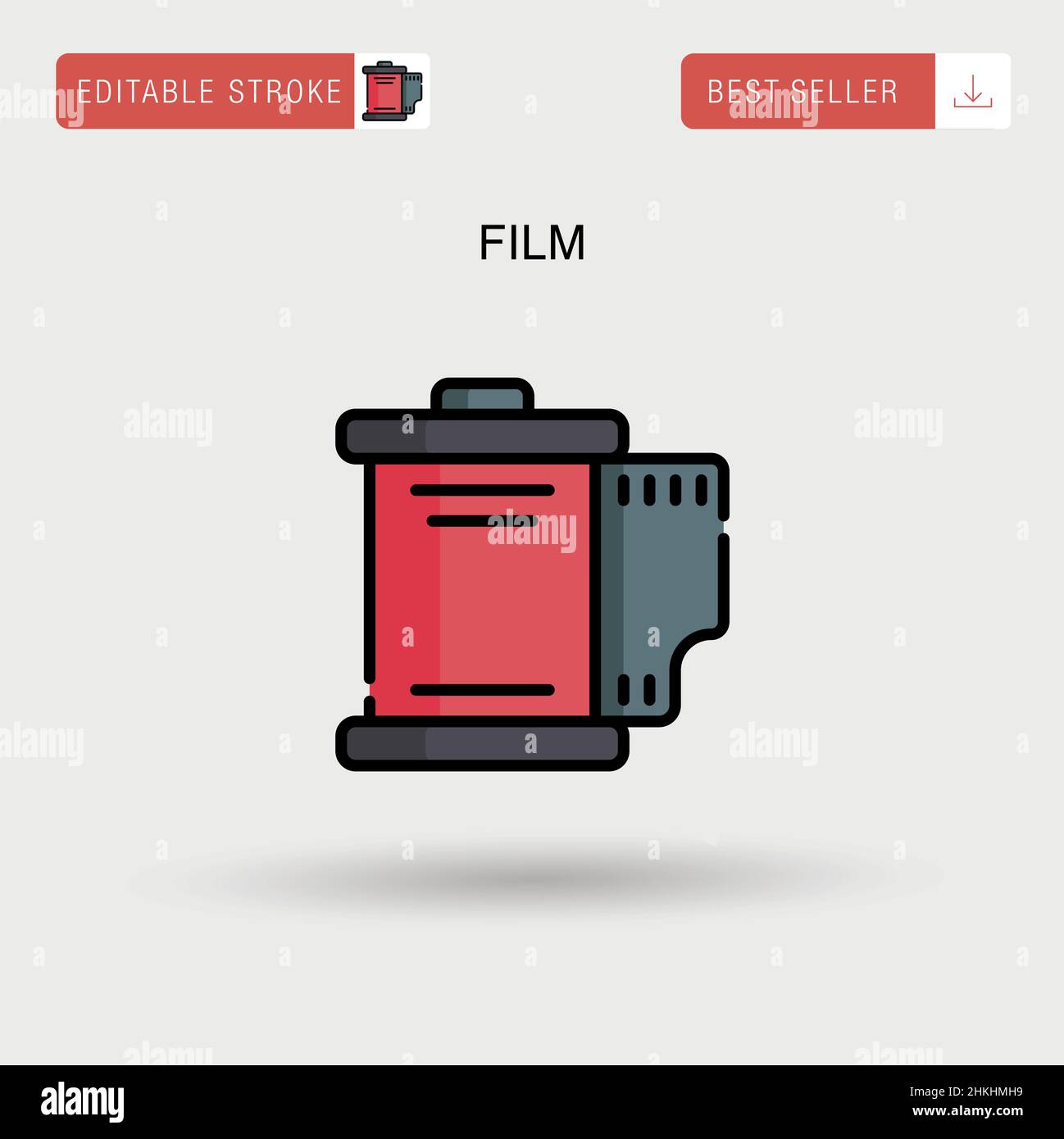Empty analog camera film Stock Vector Images - Alamy