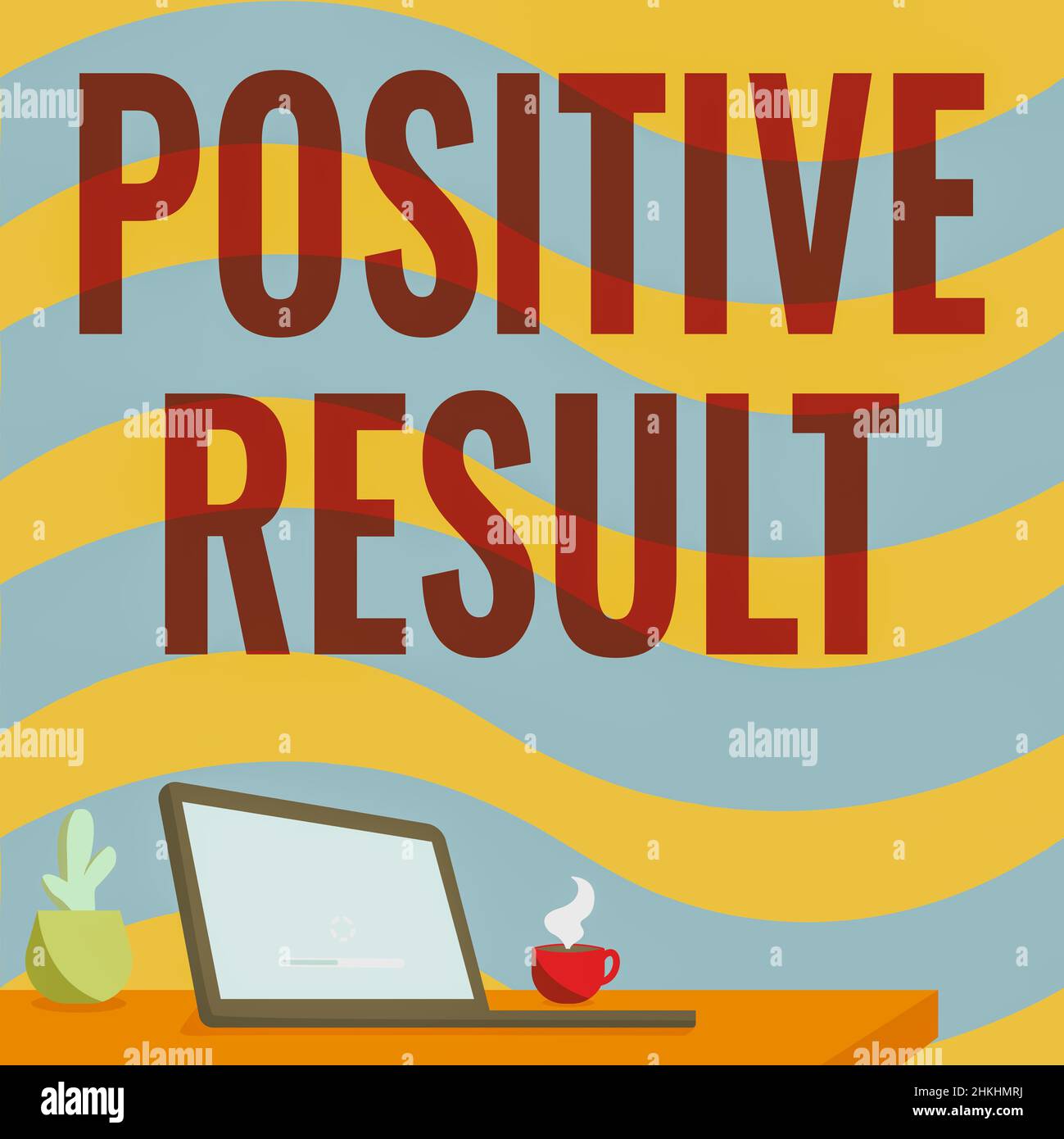 Hand writing sign Positive Result. Conceptual photo shows that a person ...