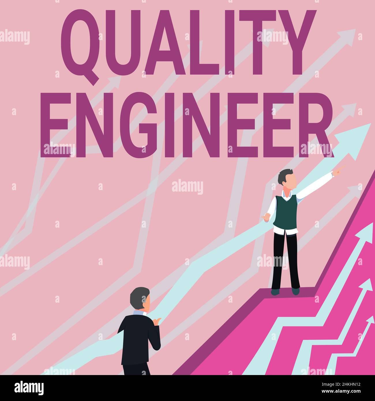 Hand writing sign Quality Engineer. Business overview ensure the ...