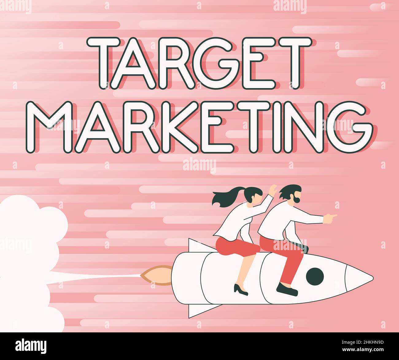 Text showing inspiration Target Marketing. Business approach Market ...