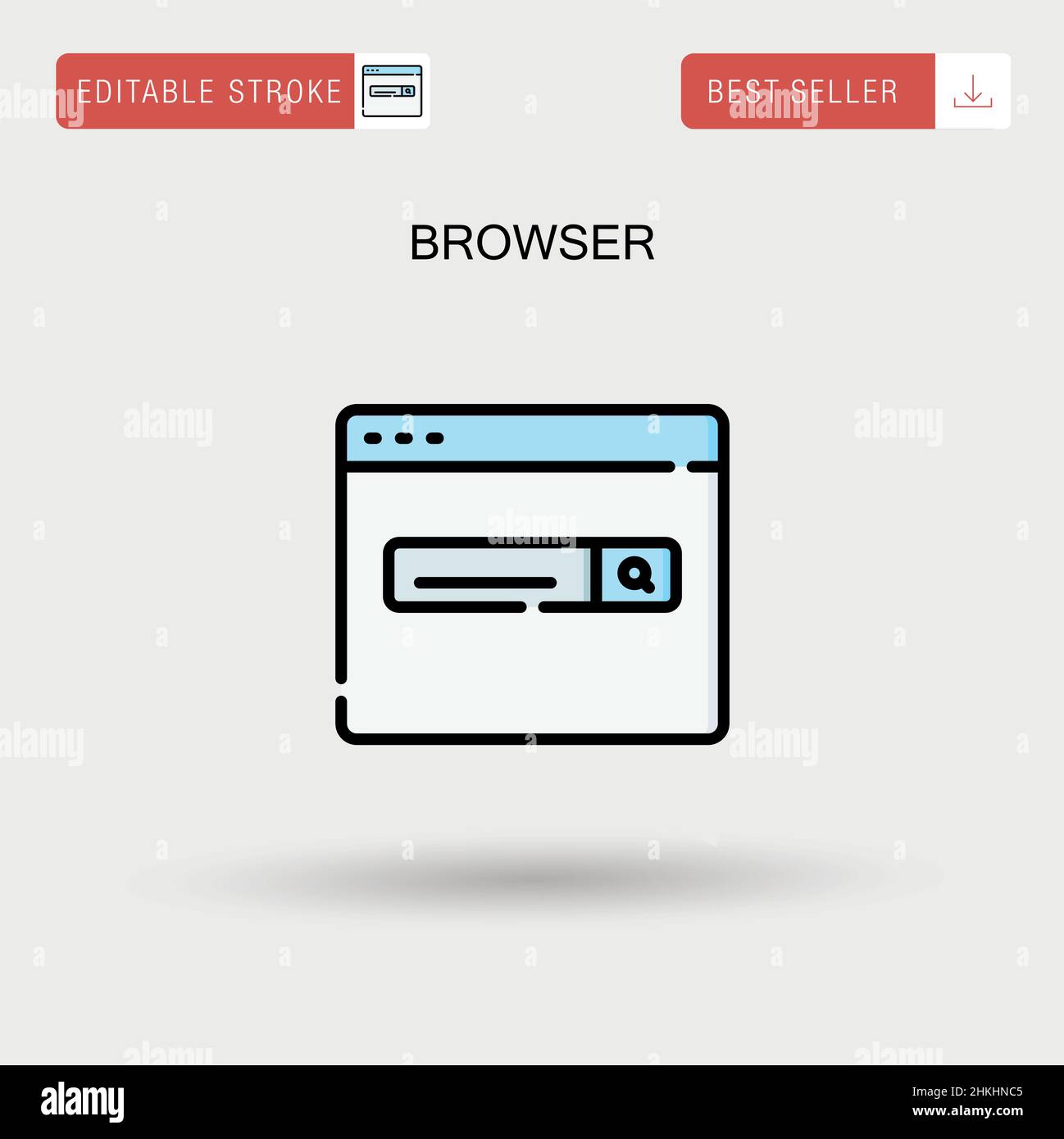 Browser Simple vector icon Stock Vector Image & Art - Alamy