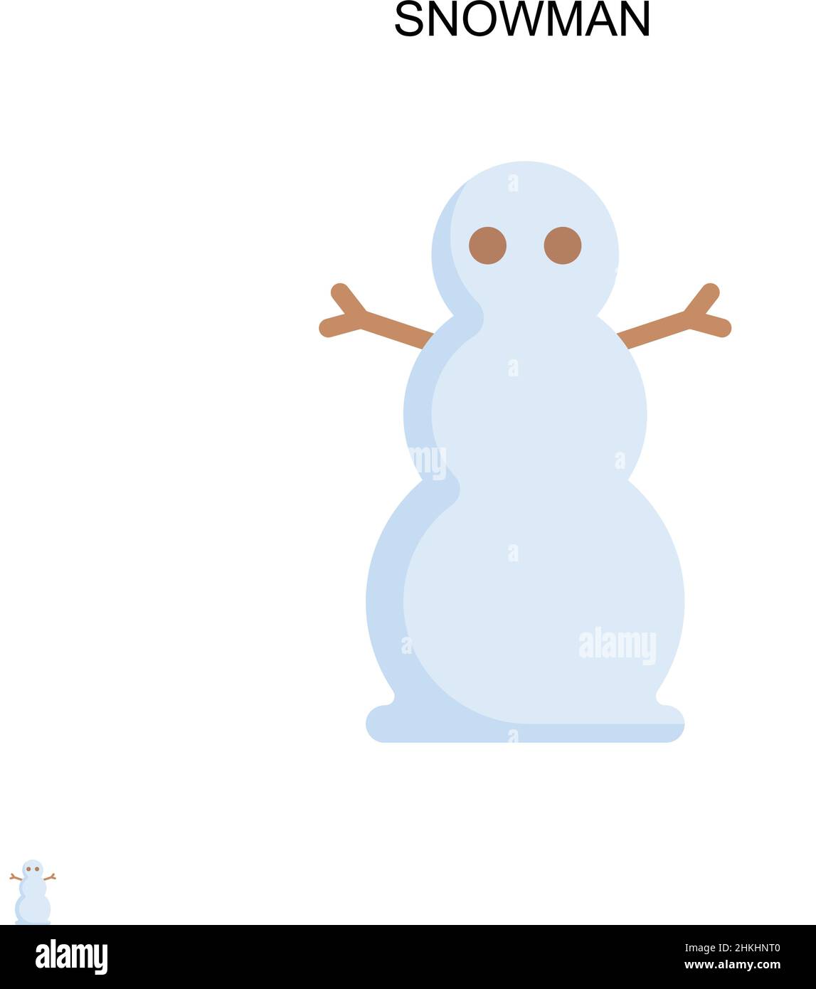 Snowman template Stock Vector Images - Alamy