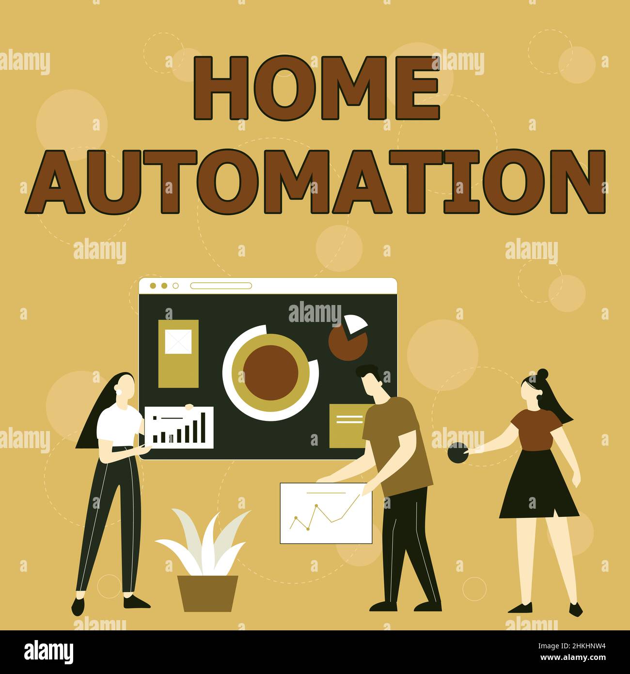Text Caption Presenting Home Automation Word For Home Solution That Enables Automating The Bulk