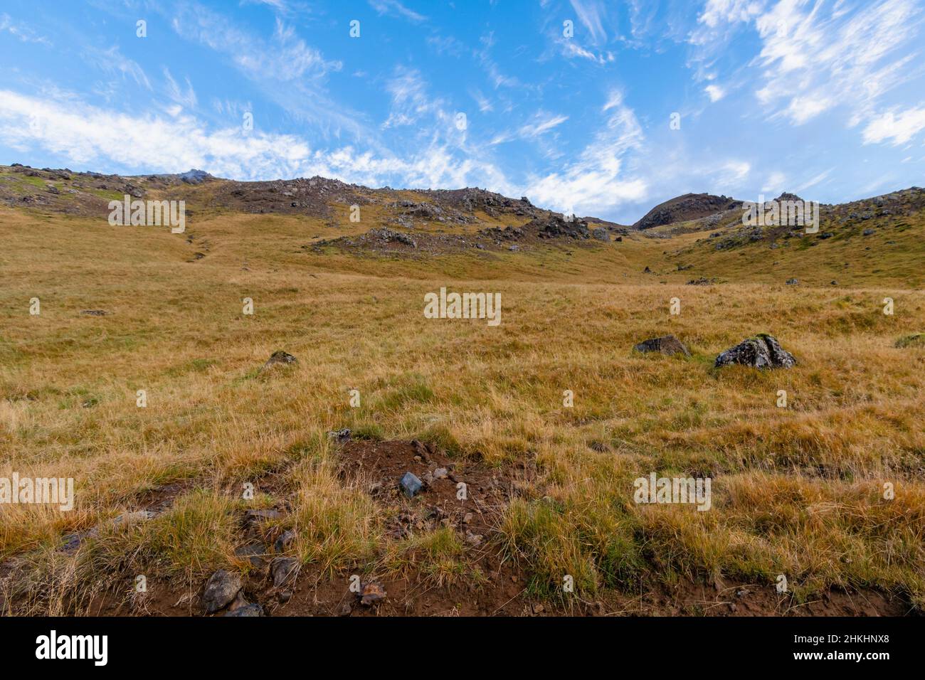 Hike to Reykjadalur Hot Spring Thermal River in Iceland Stock Photo - Alamy