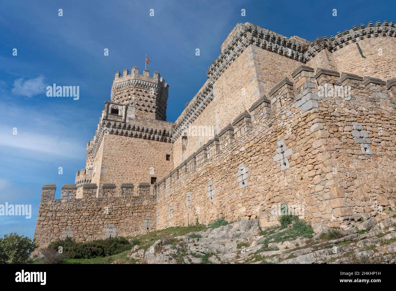 New Castle of the Mendoza, The fortress-palace of the county of Real de ...