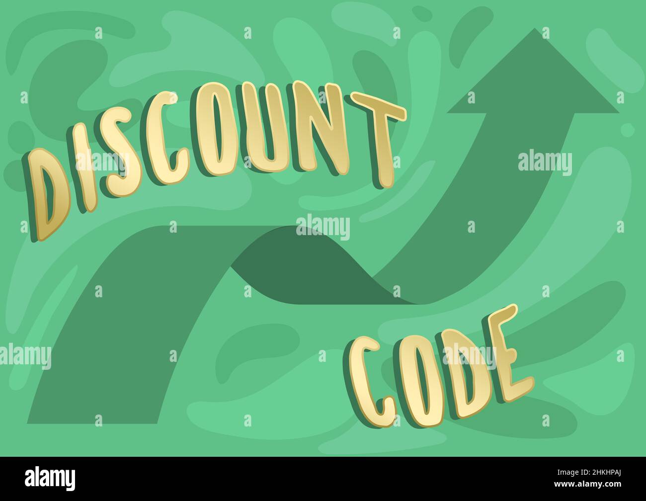 Text caption presenting Discount Code. Business concept Series of ...