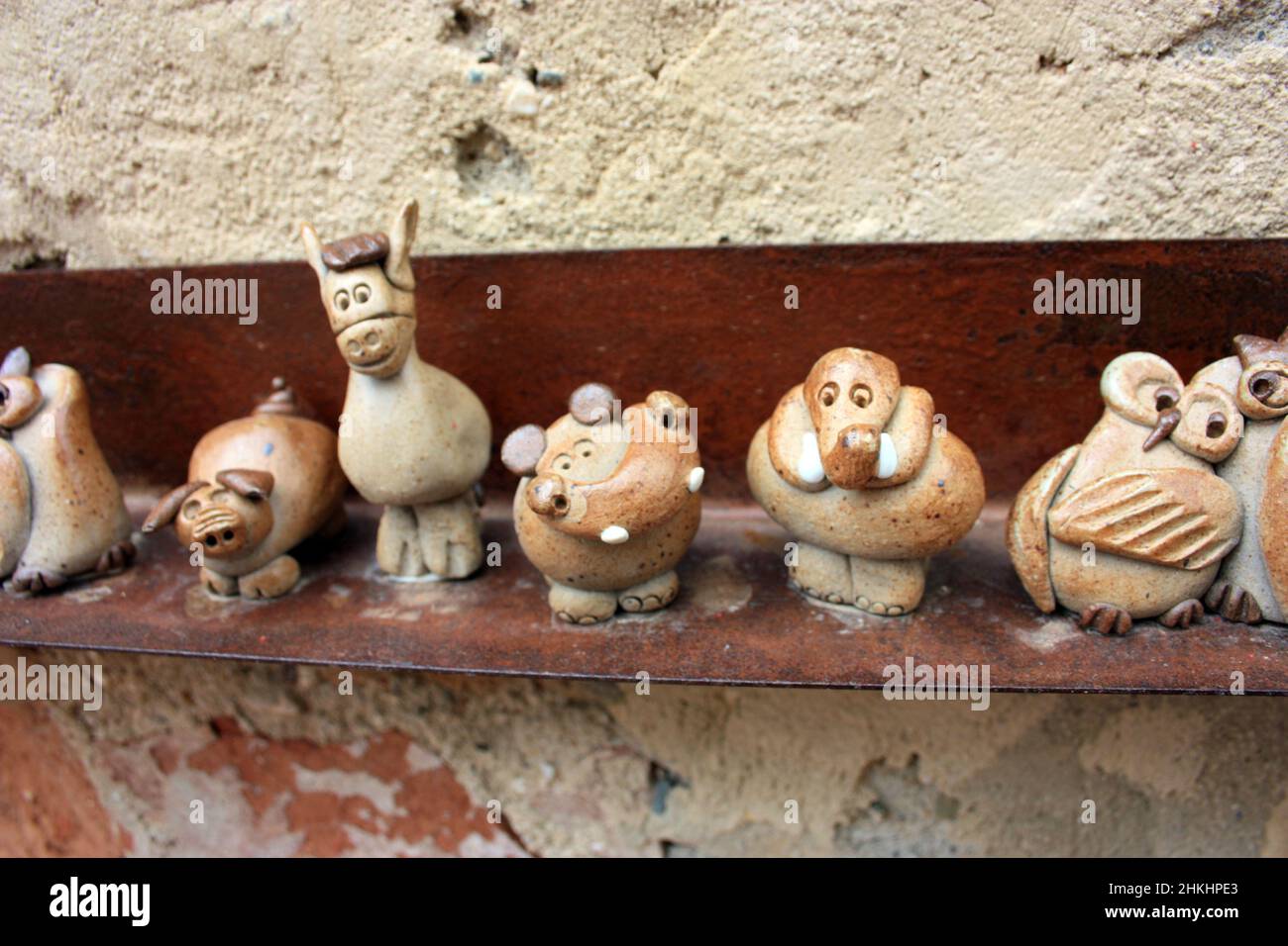 small special porcelain and earthenware figurines depicting cute little ...