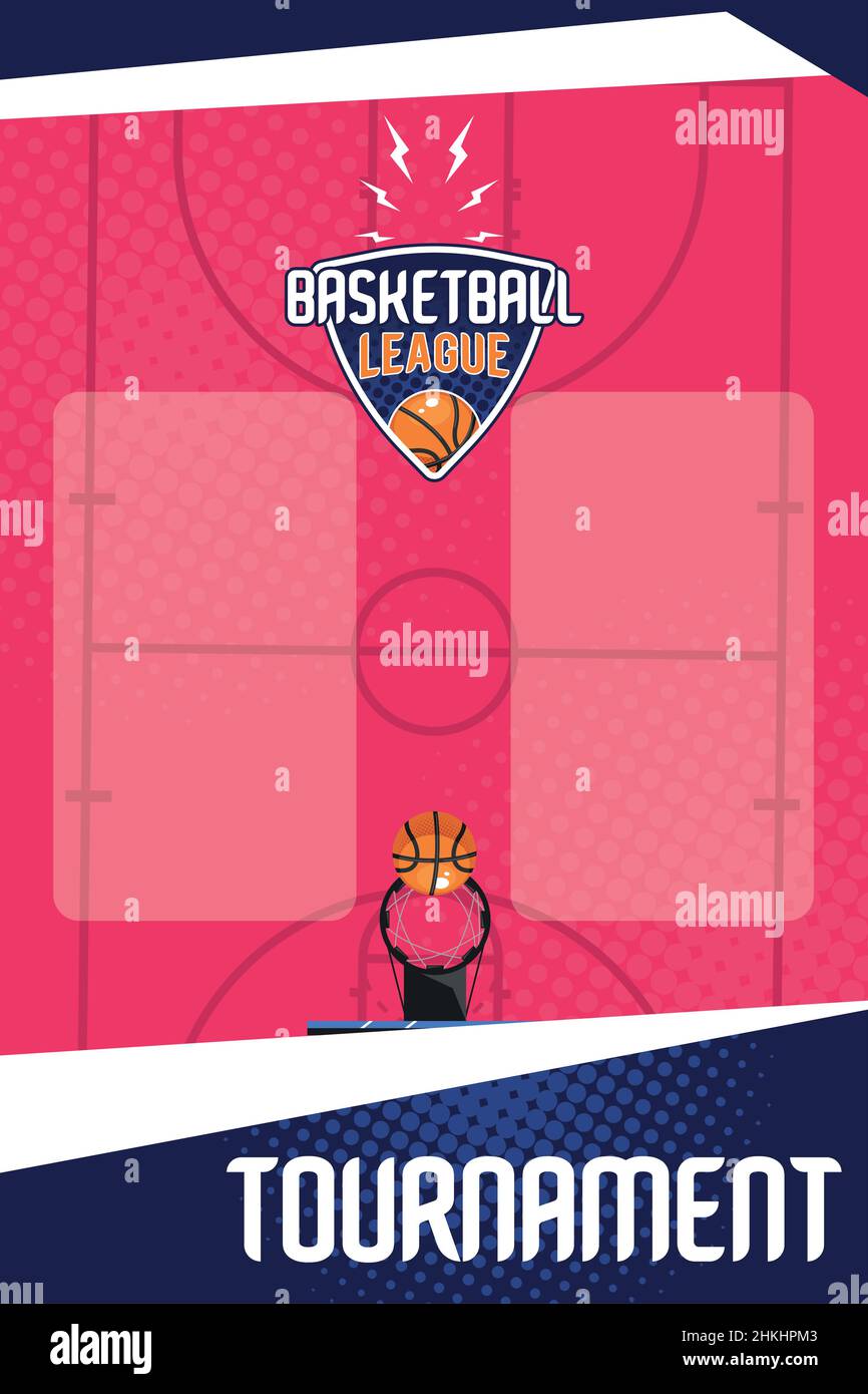 basketball tournament lettering with shield Stock Vector Image & Art ...