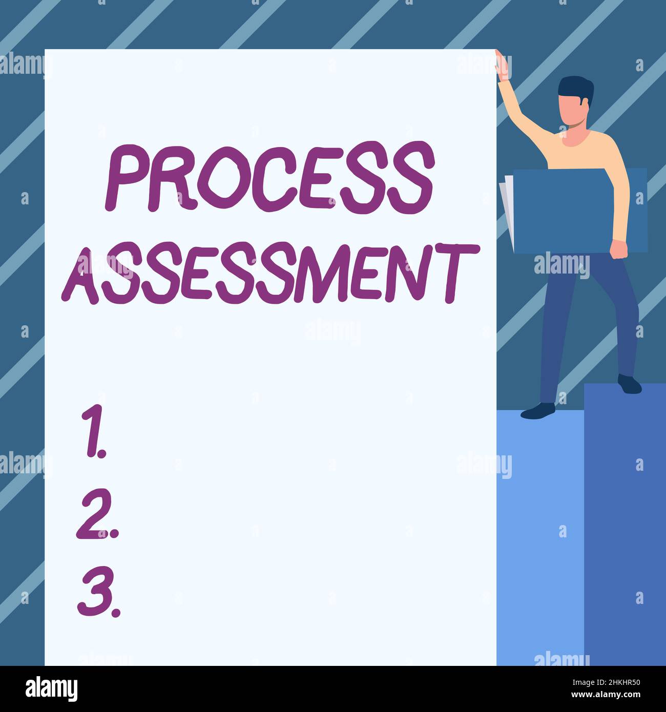 Inspiration showing sign Process Assessment. Business approach ...