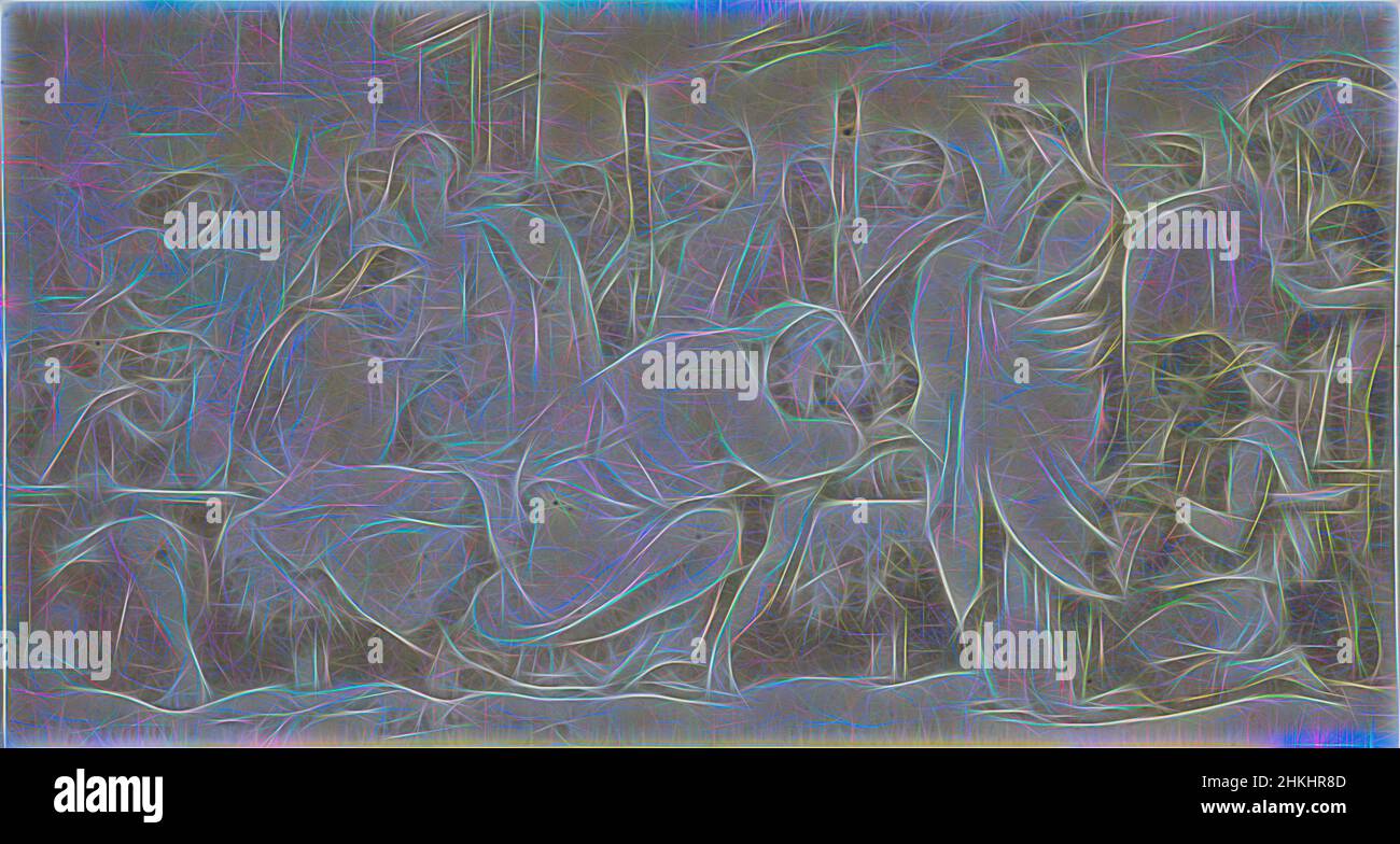 Inspired by , depicting King Evander mourning the corpse of Pallas ...