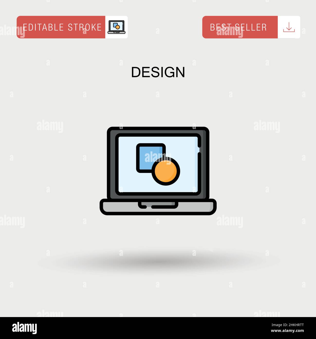 Design Simple vector icon Stock Vector Image & Art - Alamy