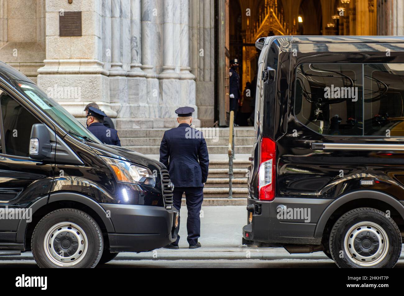 January 27, 2022: Wake for fallen NYPD Officer Jason Rivera held at St ...