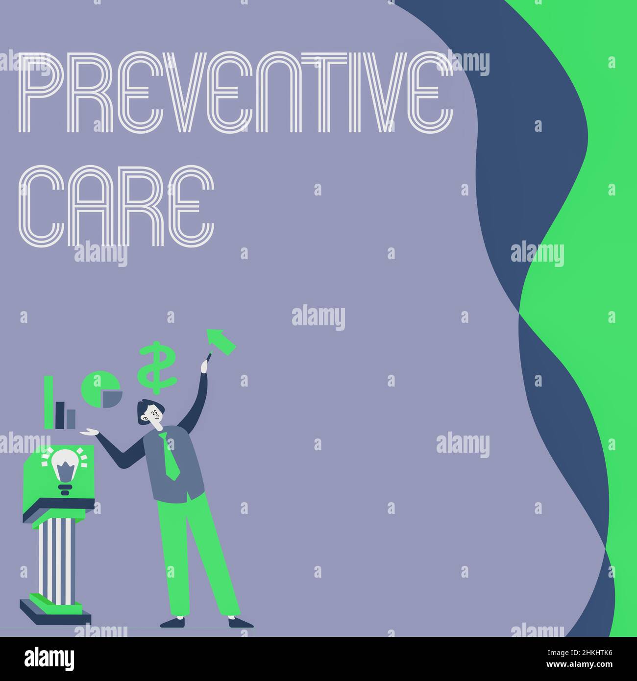 Text sign showing Preventive Care. Concept meaning Health Prevention ...