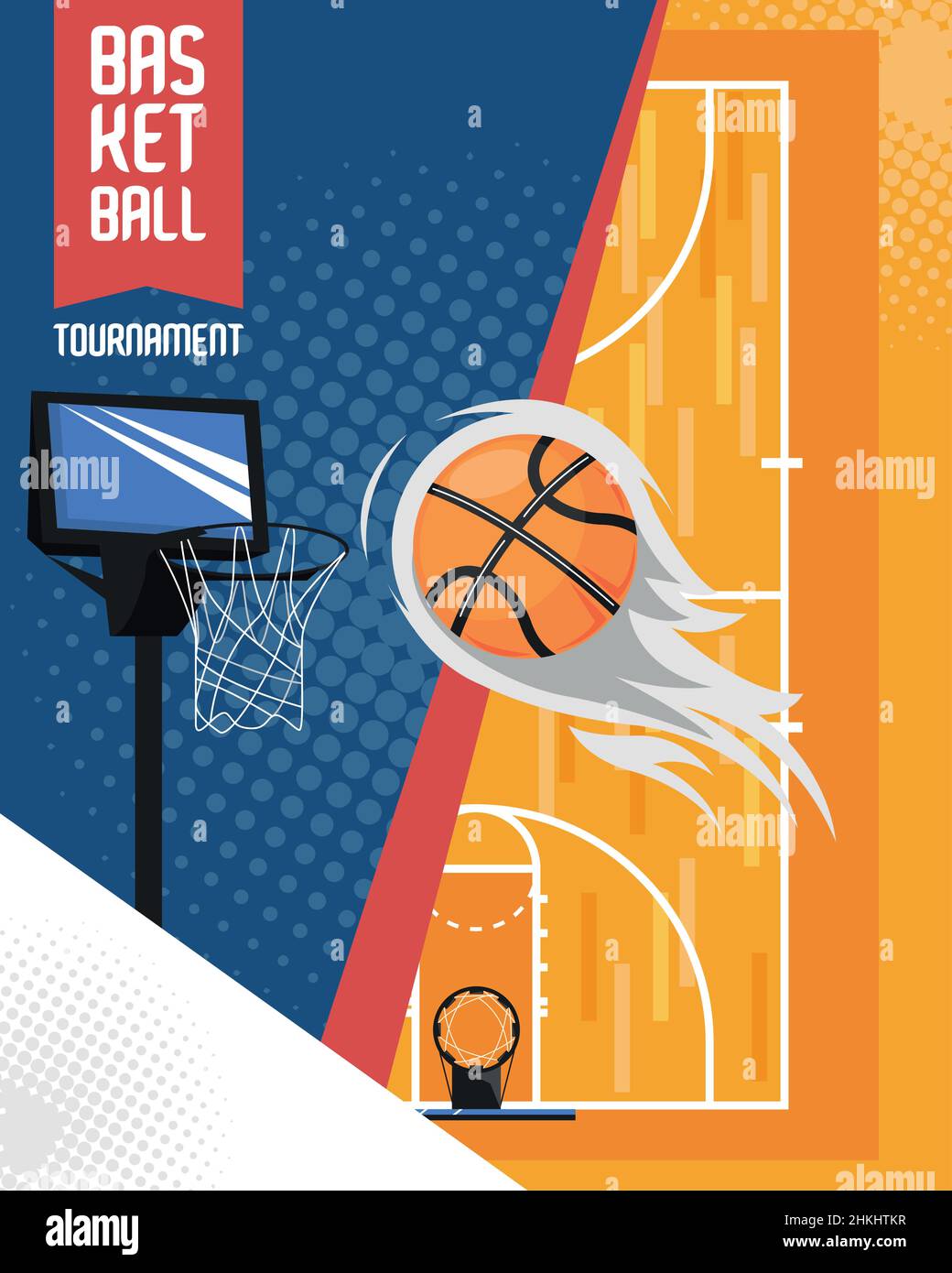 basketball tournament lettering and point Stock Vector Image & Art - Alamy