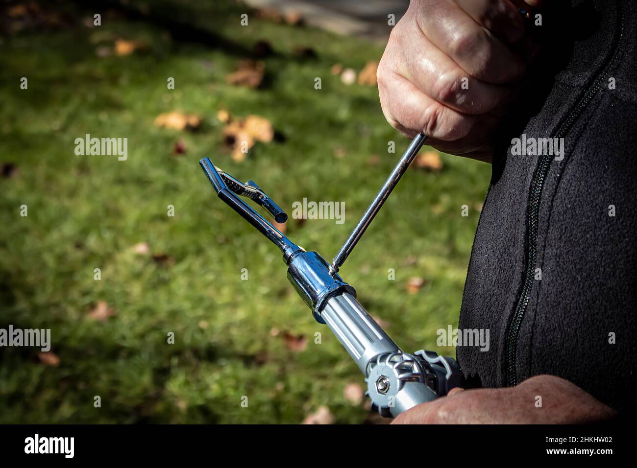 Telescoping pole hi-res stock photography and images - Alamy