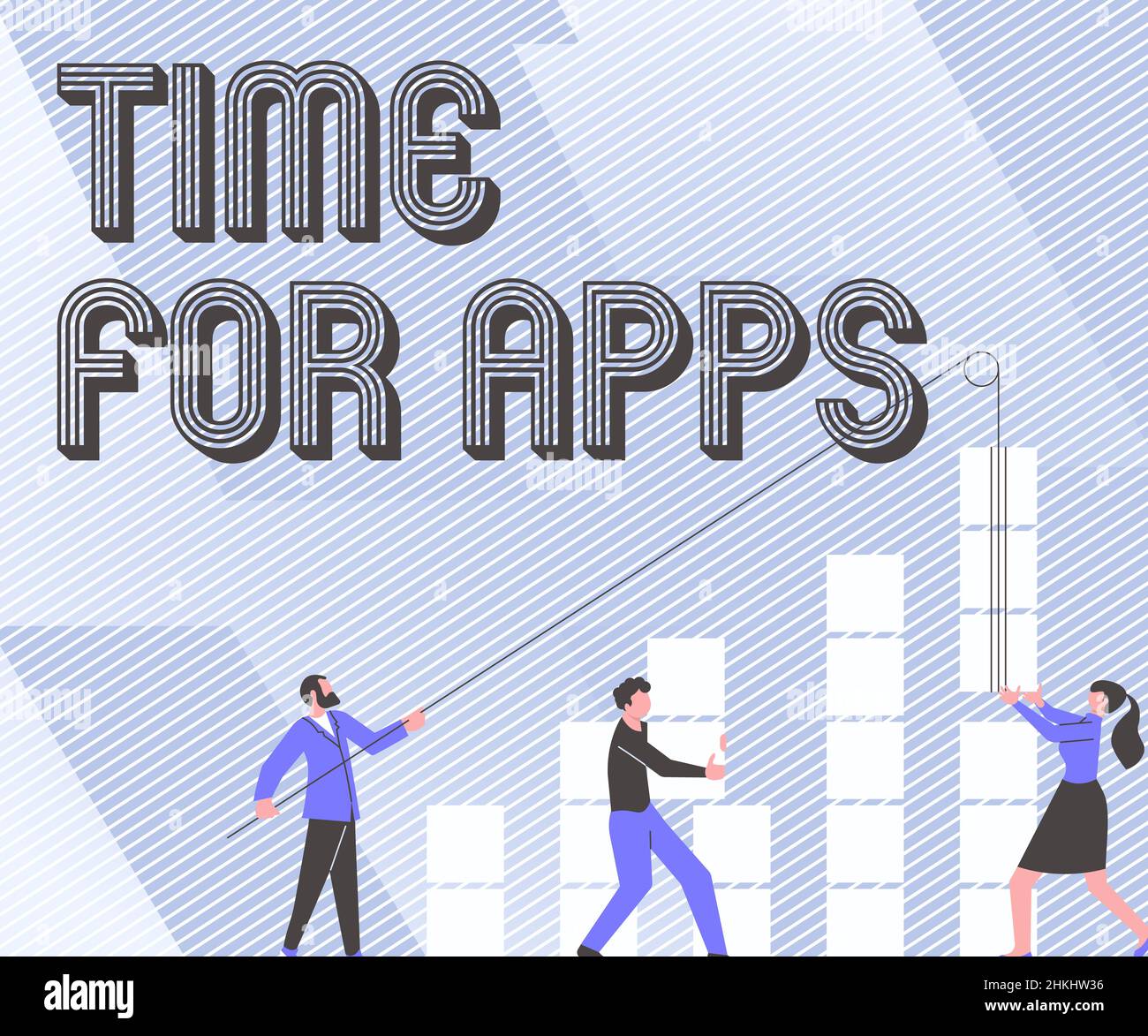 Text caption presenting Time For Apps. Word for The best fullfeatured ...
