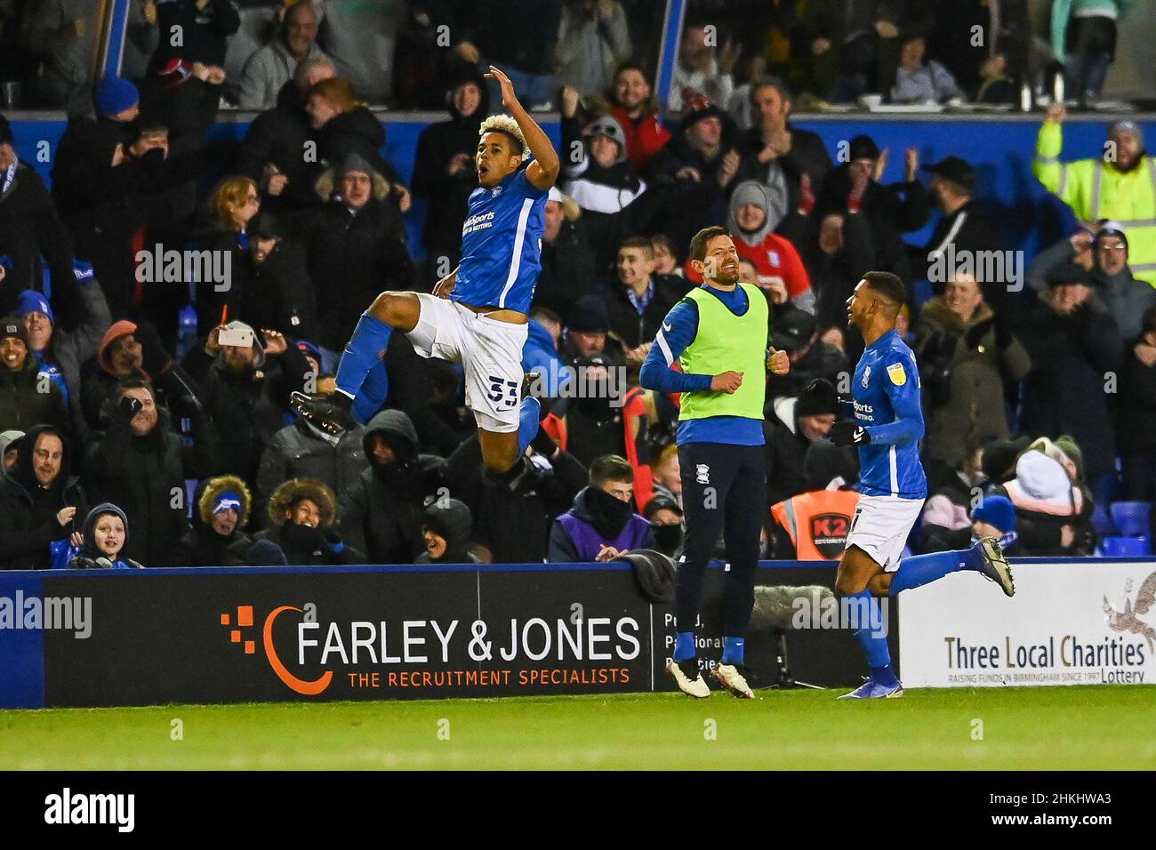 Birmingham, UK. 04th Feb, 2022. Lyle Taylor #33 of Birmingham City ...