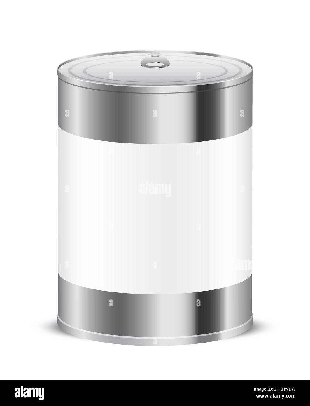 Vector drawing. Tin can with opening ring Stock Vector Image & Art - Alamy