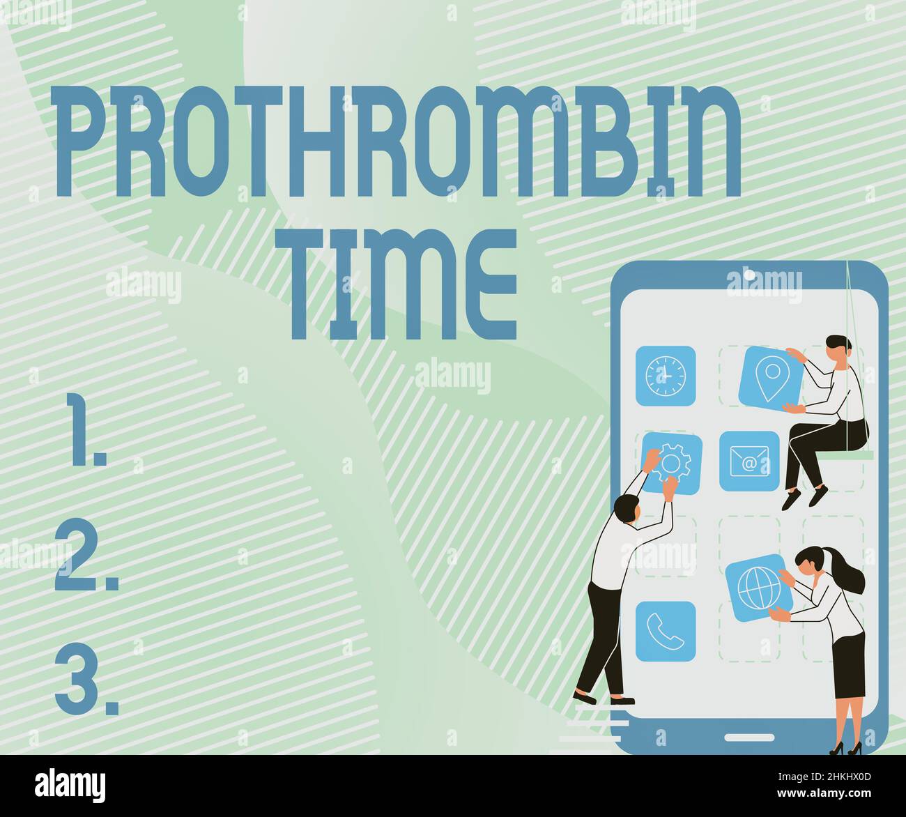 Hand writing sign Prothrombin Time. Word Written on evaluate your ...