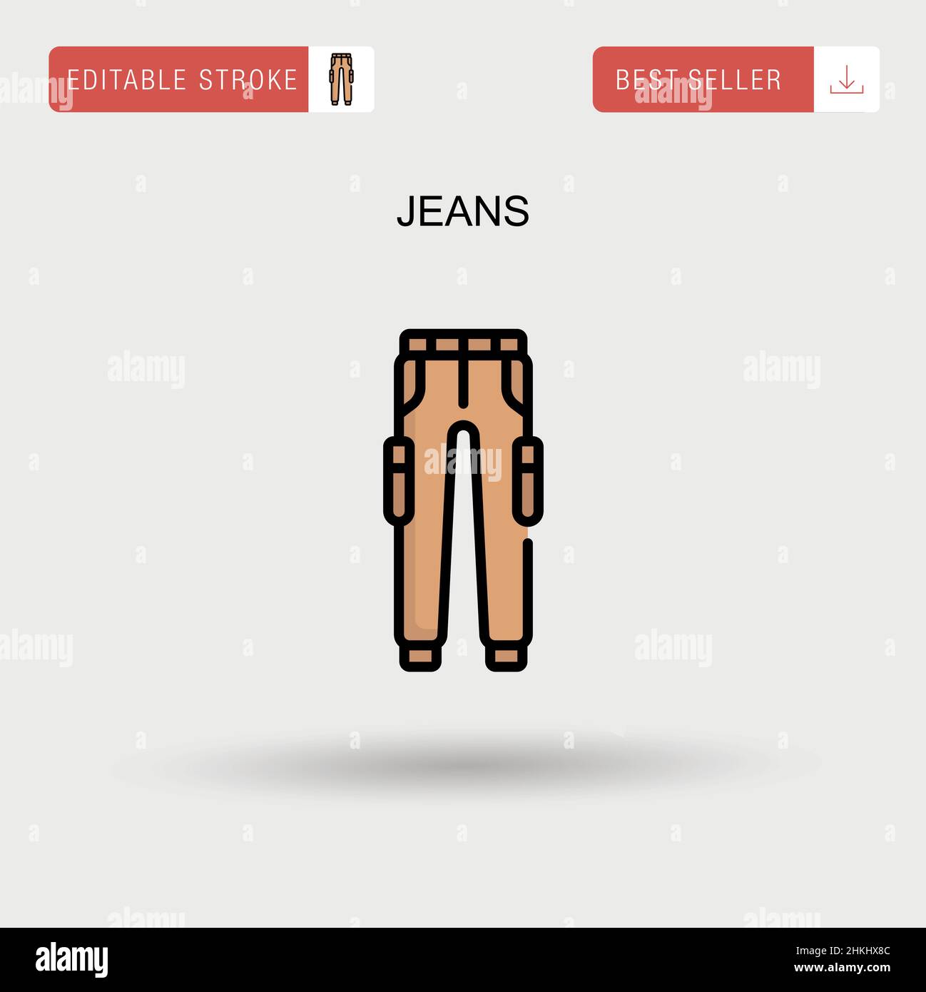 Jeans Stock Vector Images - Alamy