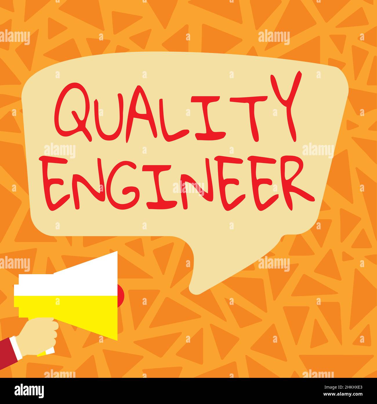 Inspiration showing sign Quality Engineer. Business approach ensure the ...