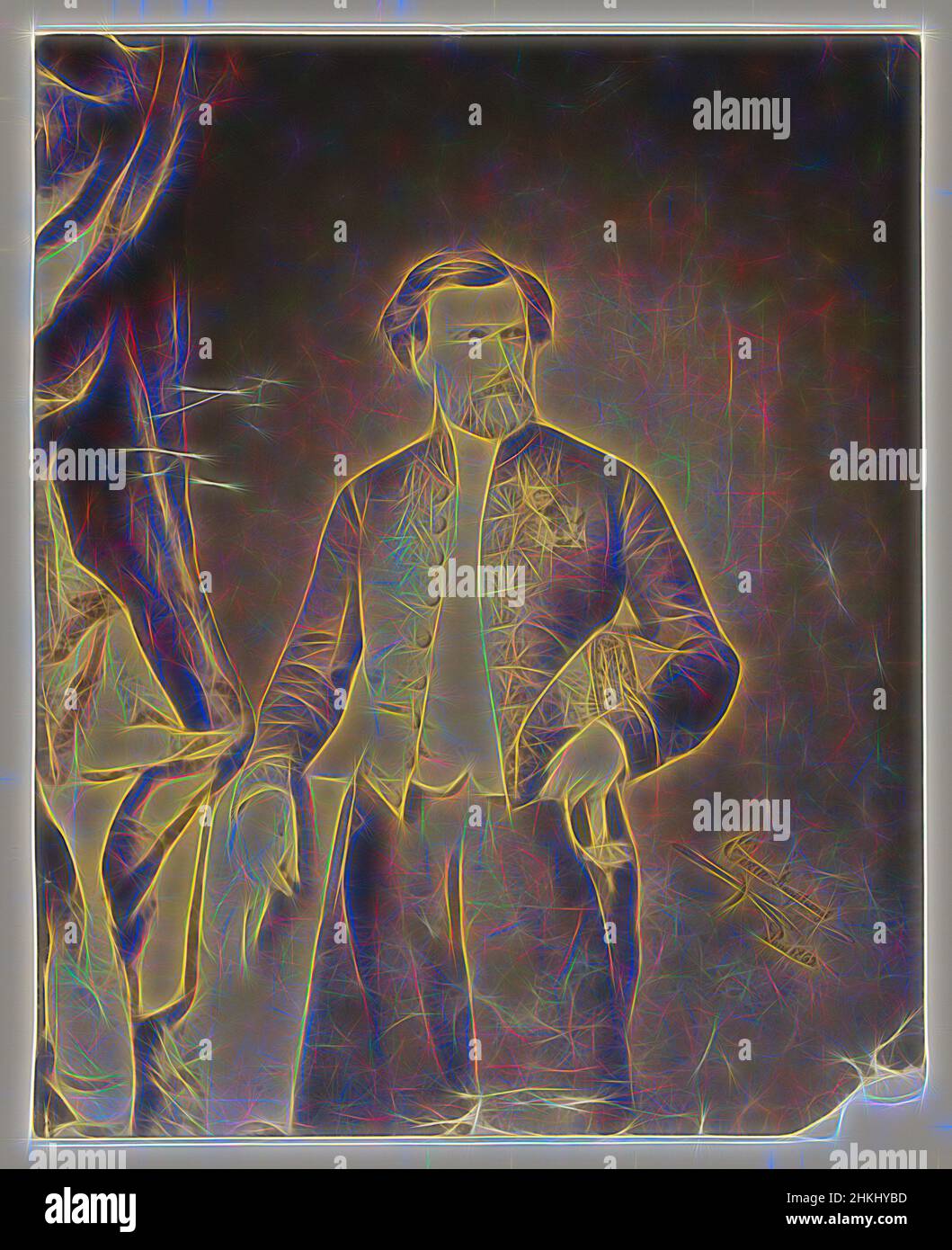 Inspired by Portrait of an unknown man in uniform, Erwin Hanfstaengl ...