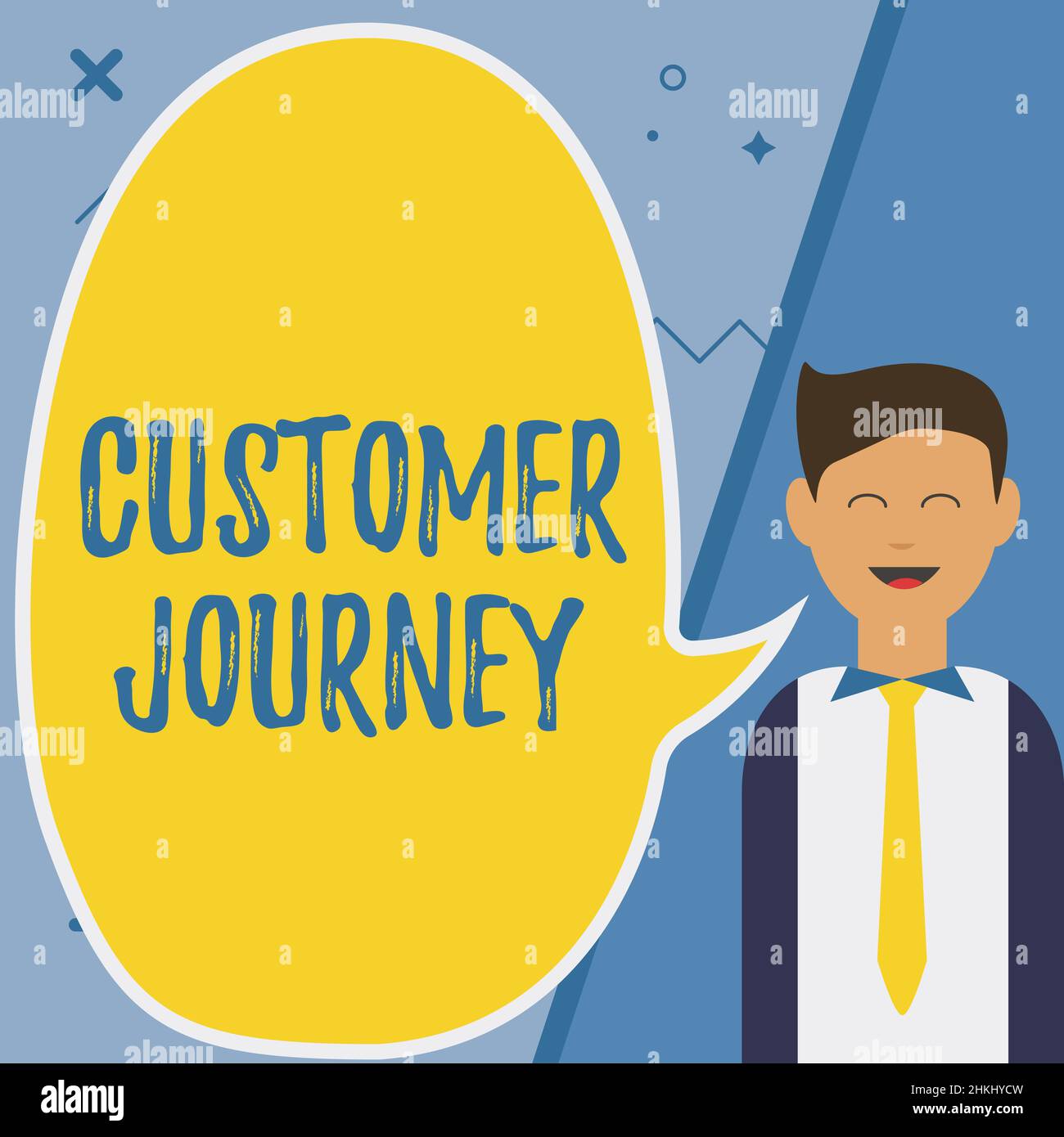 Conceptual caption Customer Journey. Business approach product of ... Conceptual caption Customer Journey. Business approach product of ...