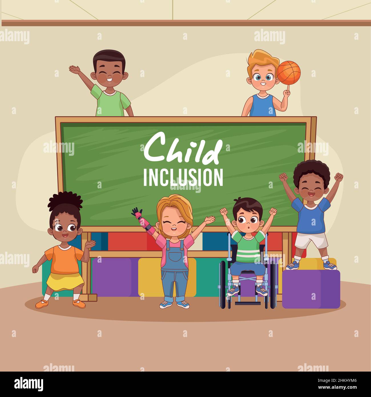 child inclusion poster Stock Vector Image & Art - Alamy