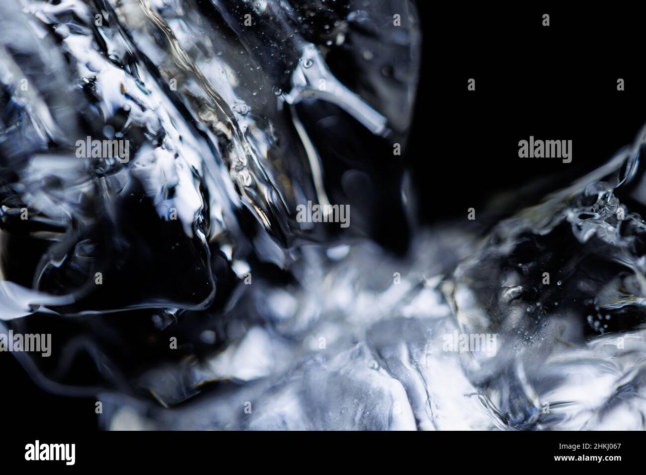 Blue ice cold backdrop Stock Photo - Alamy