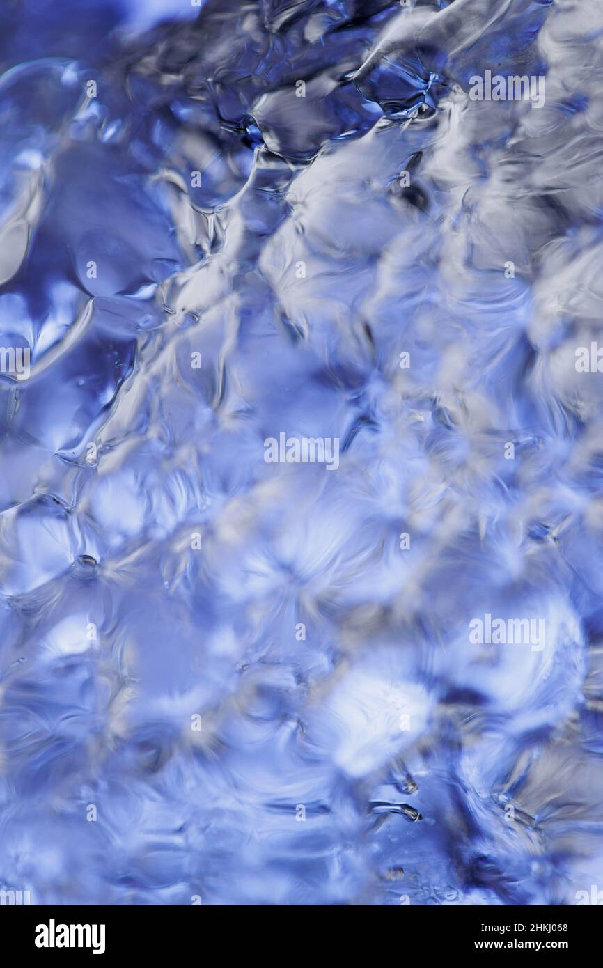 Blue ice cold backdrop Stock Photo - Alamy