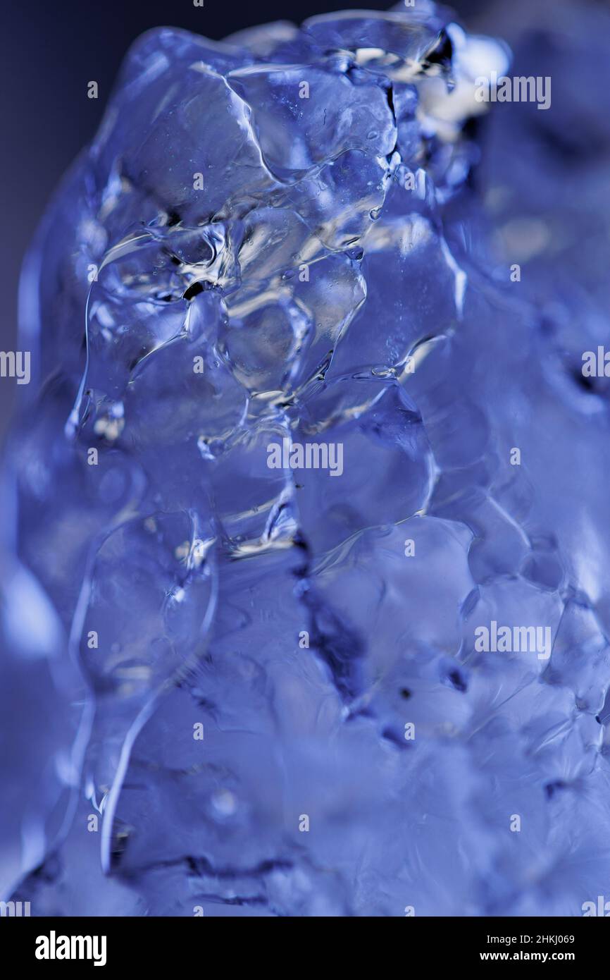 Blue ice cold backdrop Stock Photo - Alamy