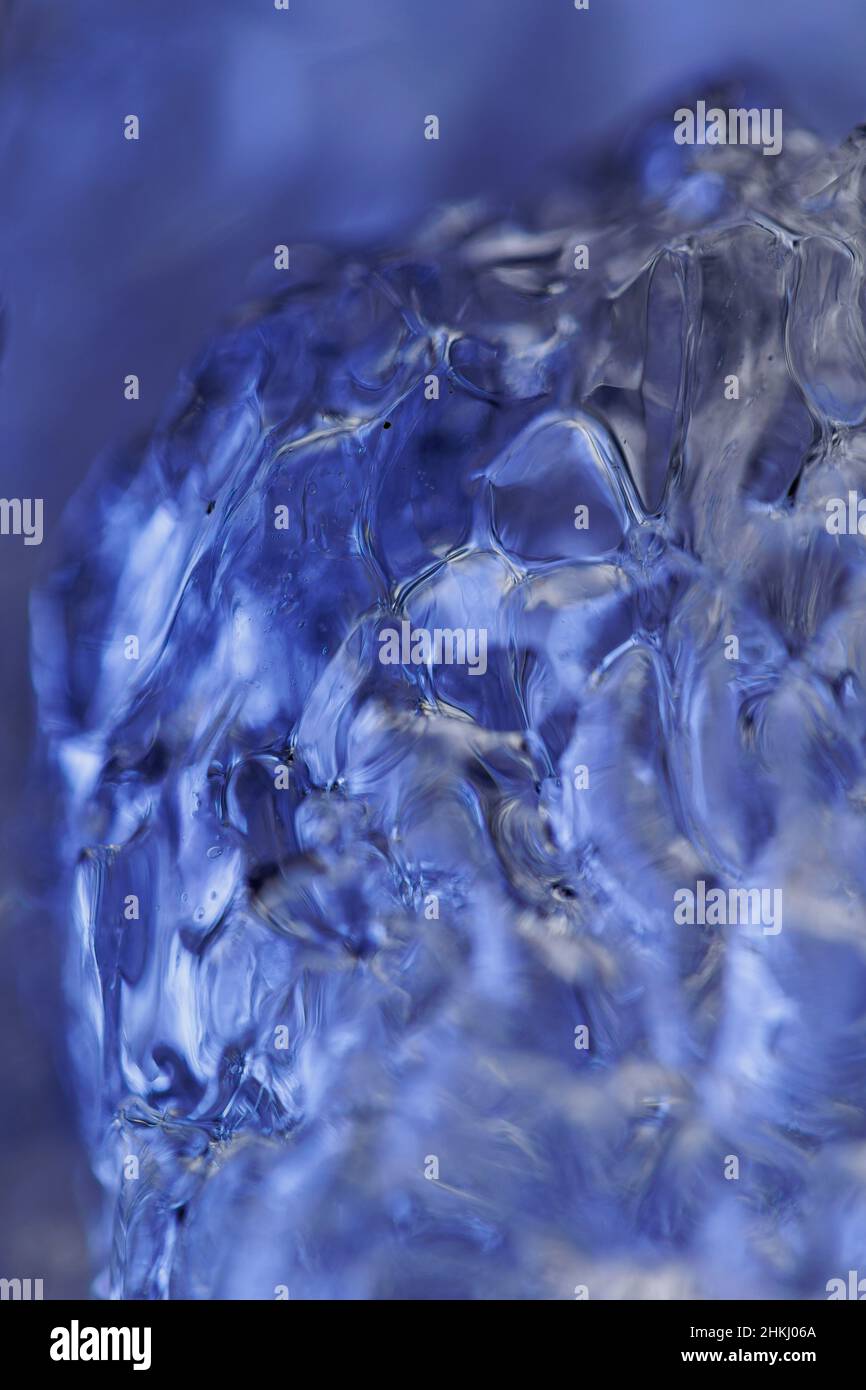 Blue ice cold backdrop Stock Photo - Alamy