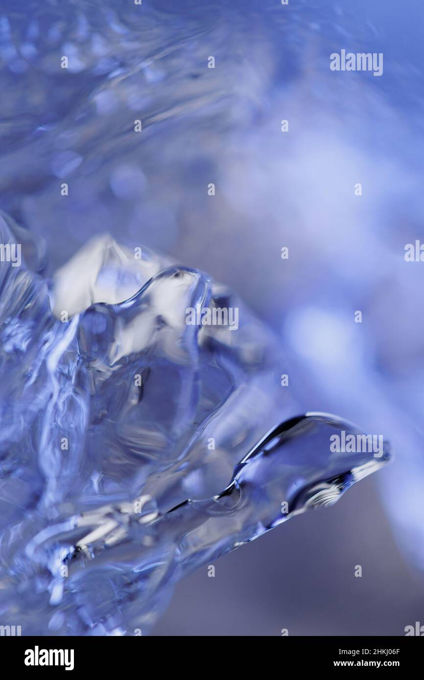Blue ice cold backdrop Stock Photo - Alamy