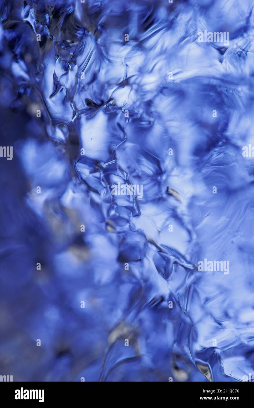 Blue ice cold backdrop Stock Photo - Alamy