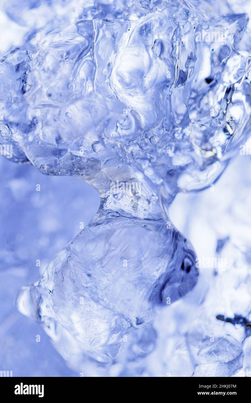 Blue ice cold backdrop Stock Photo - Alamy