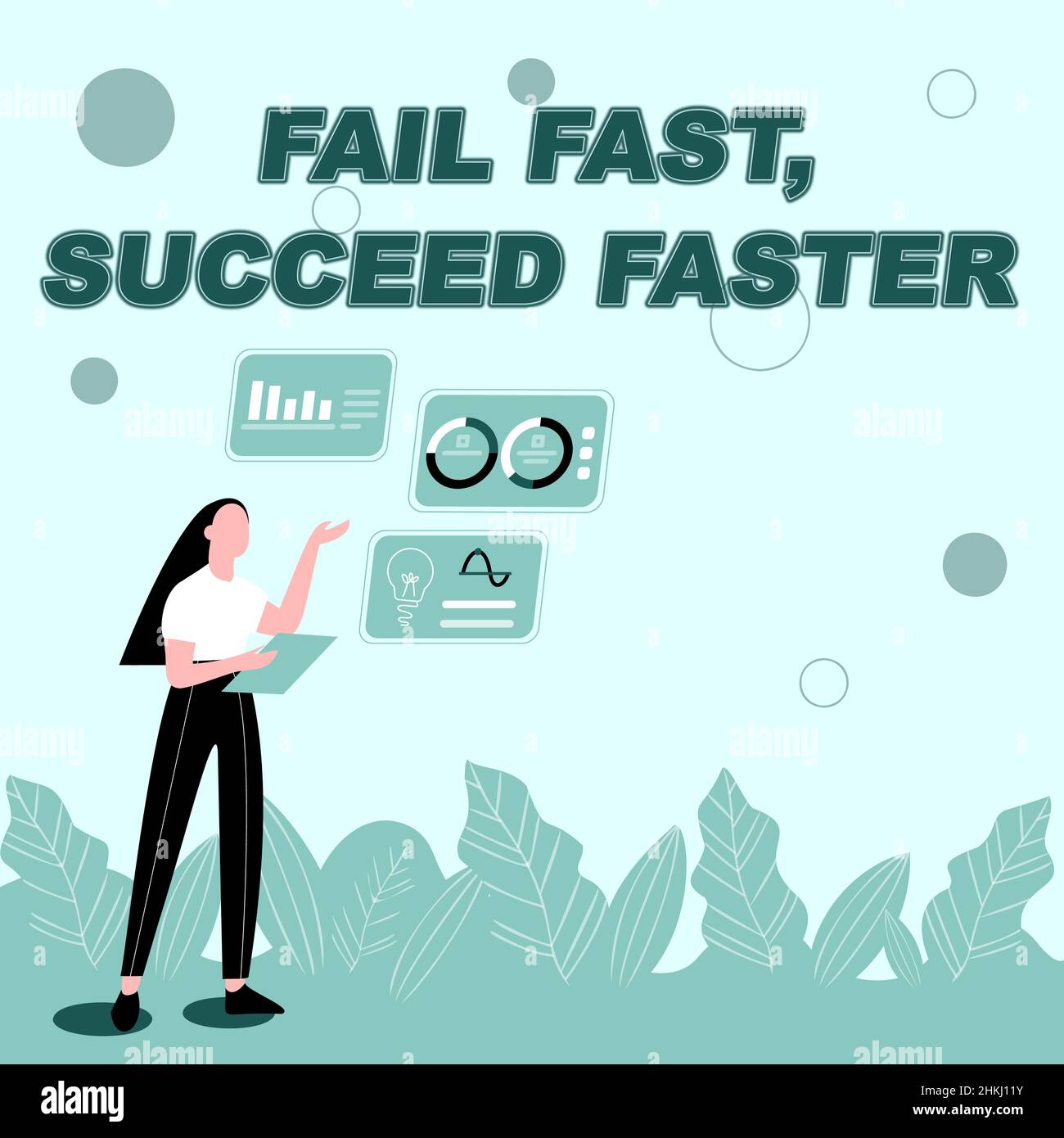 Text showing inspiration Fail Fast Succeed Faster. Word Written on Do ...