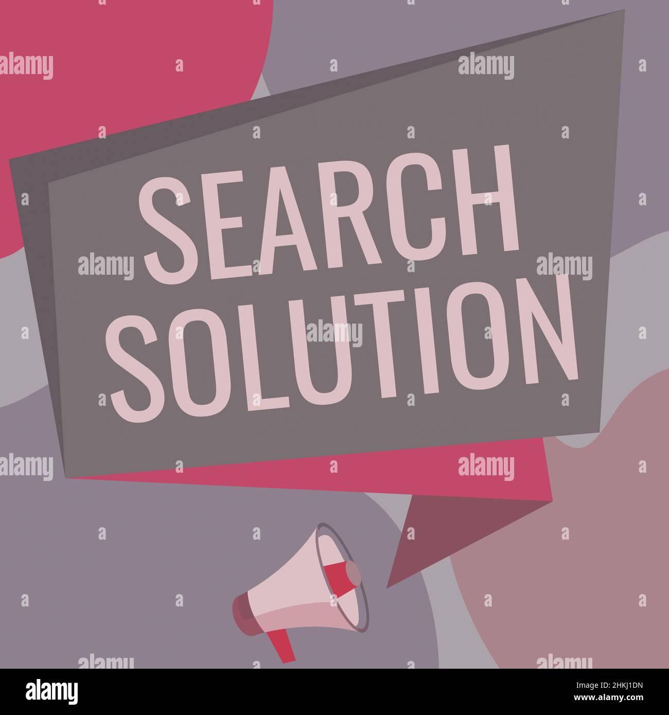 Sign displaying Search Solution. Business showcase an action or process ...
