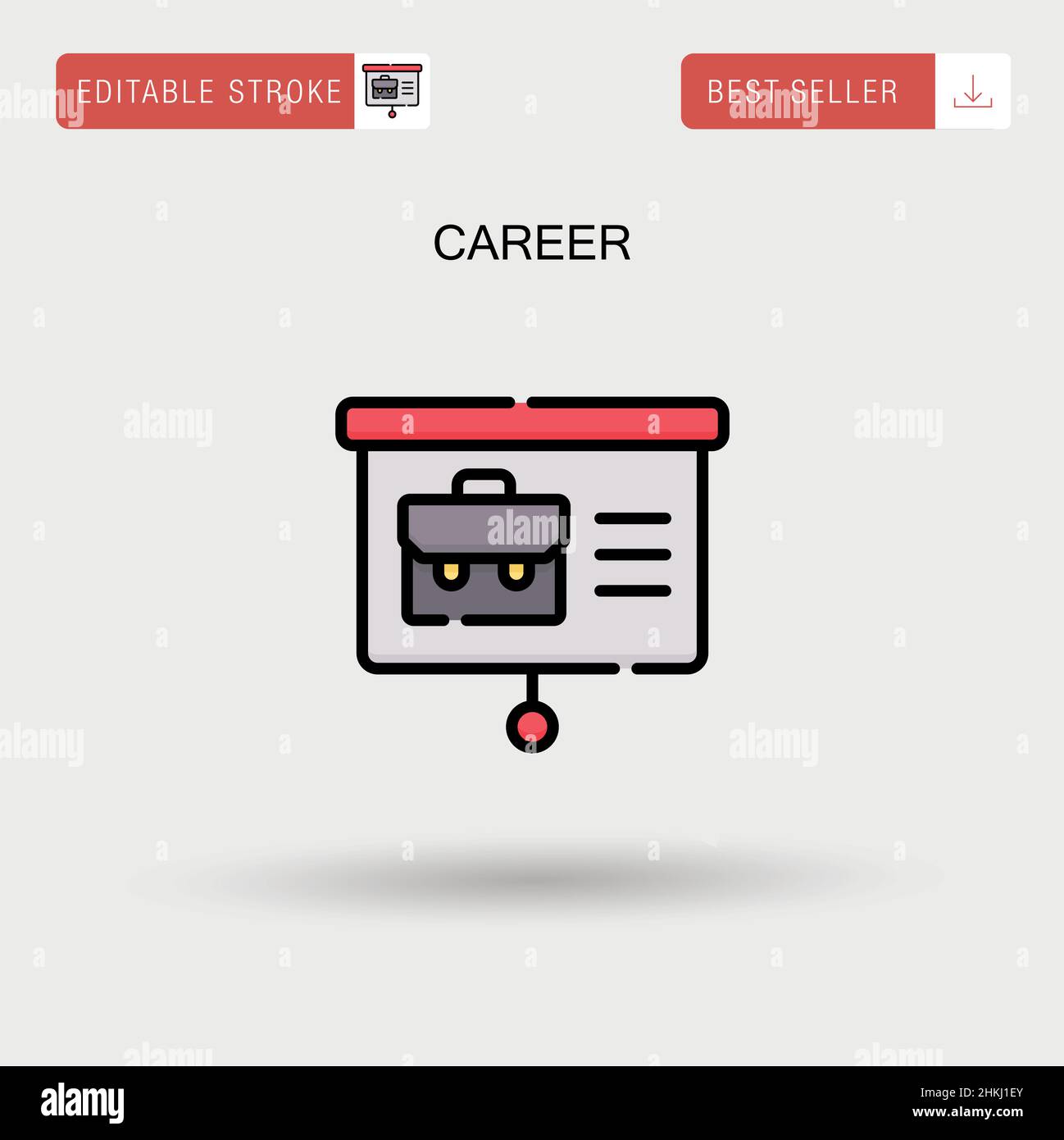 Career Simple vector icon Stock Vector Image & Art - Alamy