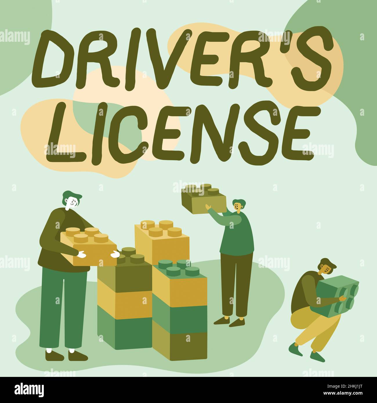 Inspiration showing sign Driver S License. Word Written on a document ...