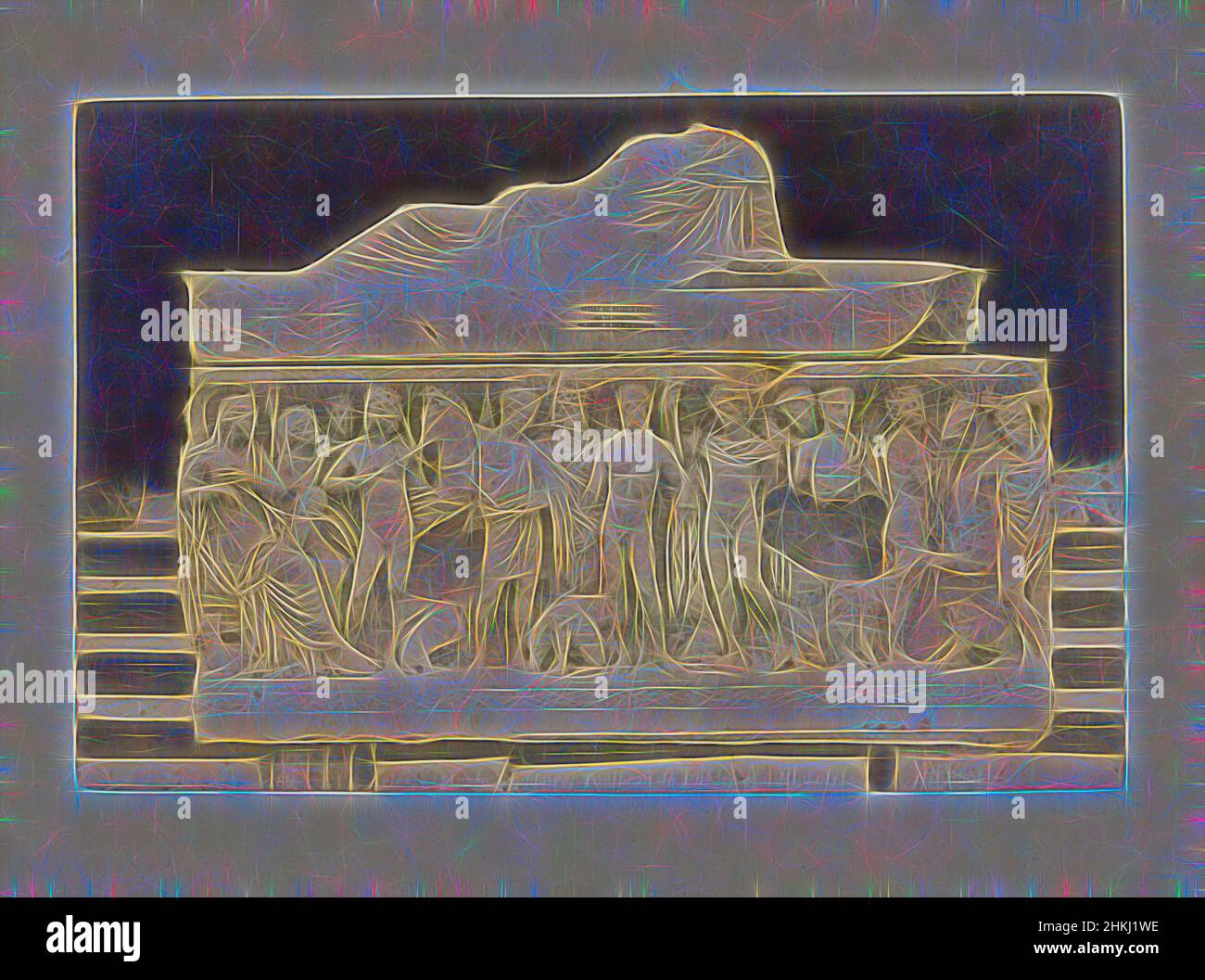 Inspired by Sarcophagus in museum at Arles, Neurdein Frères, Arles, c ...