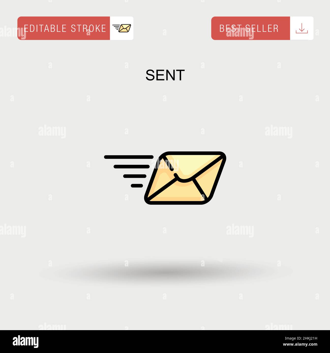 Sent icon hi-res stock photography and images - Alamy