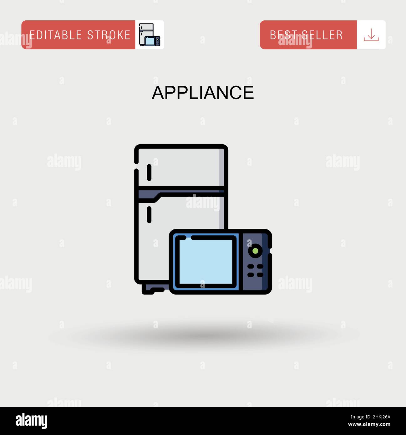 Appliance Simple vector icon Stock Vector Image & Art - Alamy