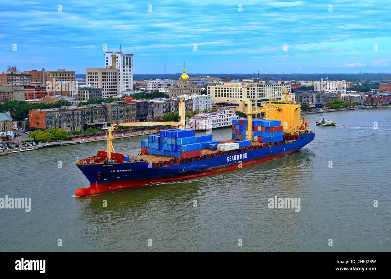 Georgia tug boat savannah river hi-res stock photography and images - Alamy
