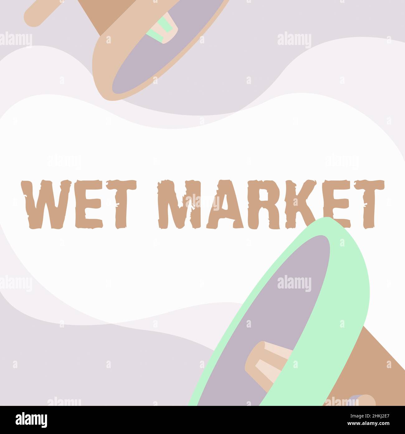 Inspiration showing sign Wet Market. Business showcase Wet Market ...