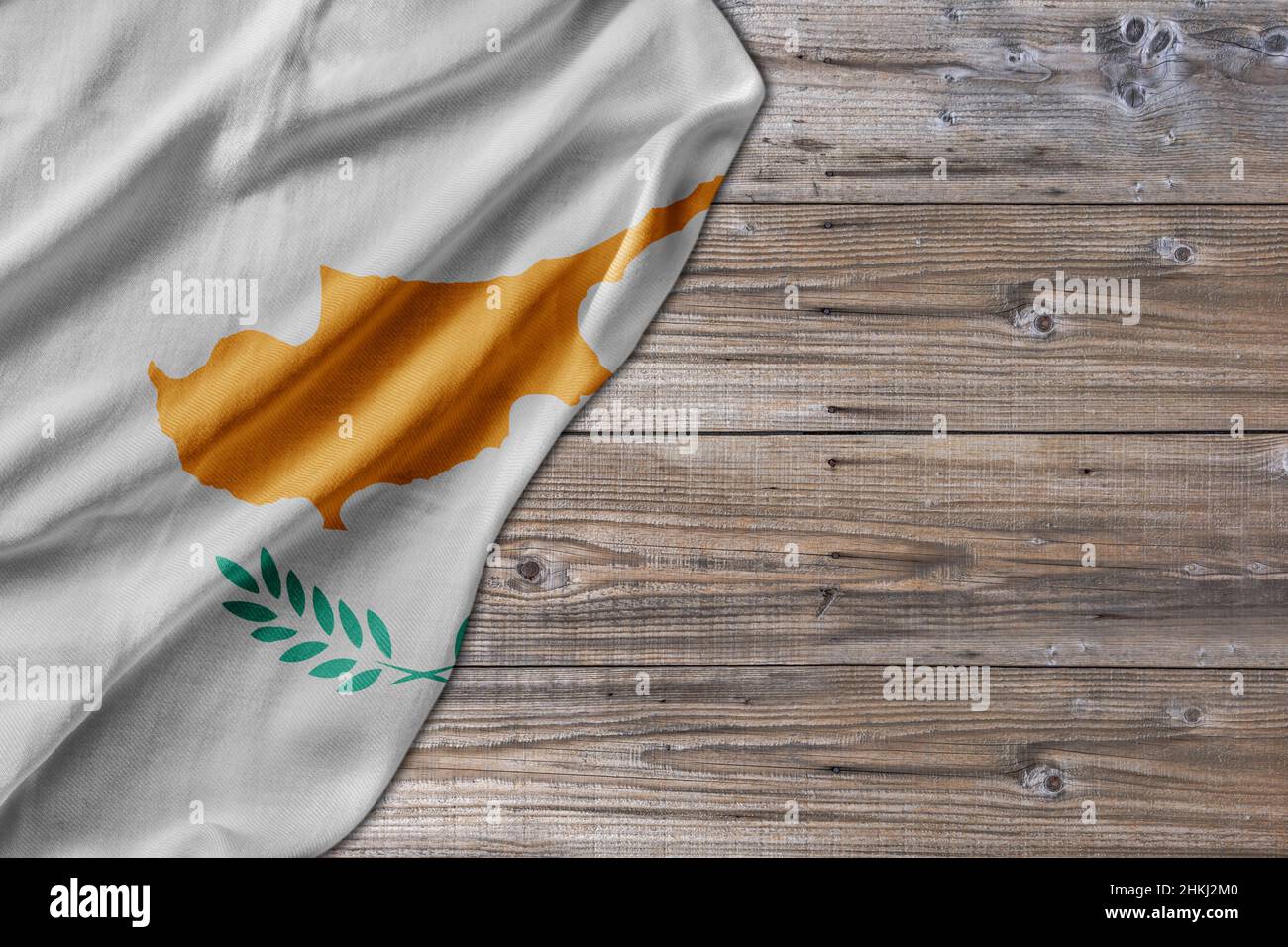 Wooden pattern old nature table board with Cyprus flag Stock Photo - Alamy