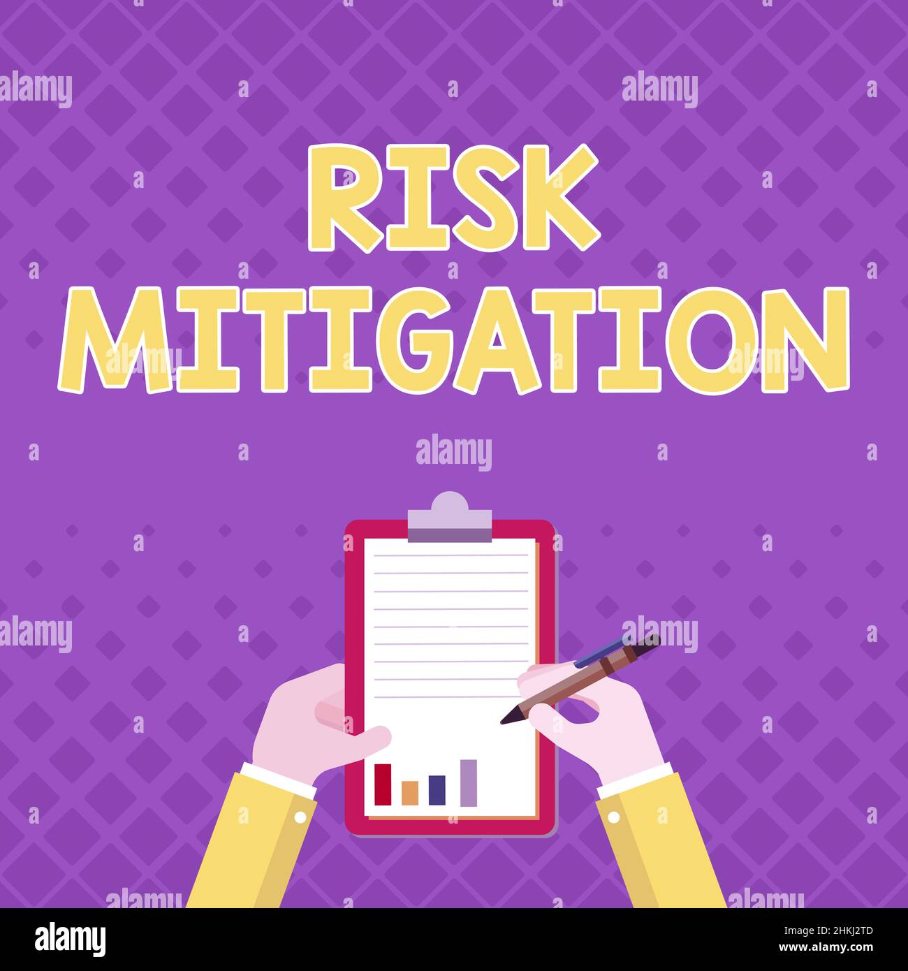 Text Caption Presenting Risk Mitigation Business Idea Strategy To